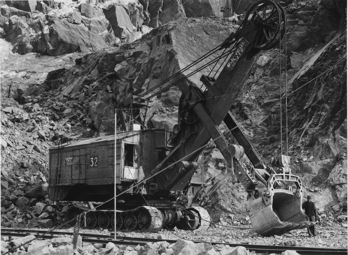 Joy loader i gruva i Kiruna. - Tekniska Museet / DigitaltMuseum