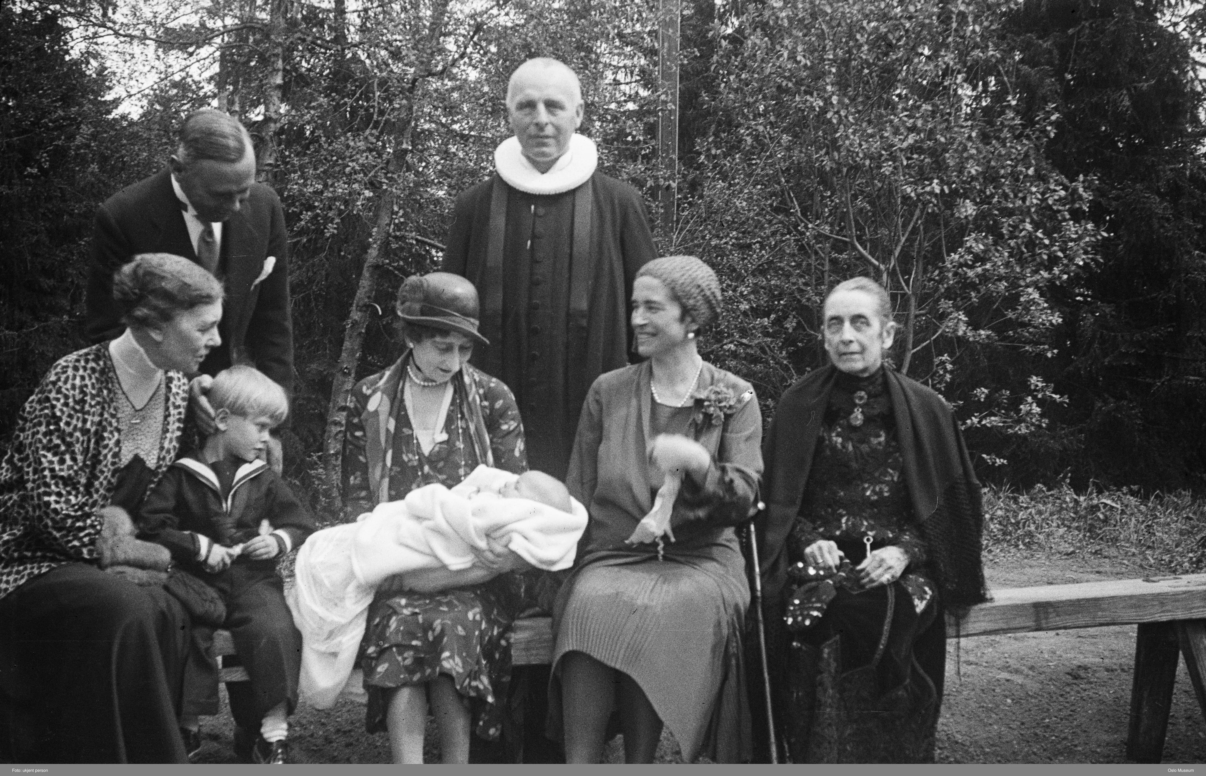 Salve Christian Salvesens dåp. - Oslo Museum / DigitaltMuseum