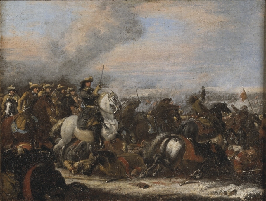 Karl XI (1655-1697) i slaget vid Lund - Nationalmuseum / DigitaltMuseum