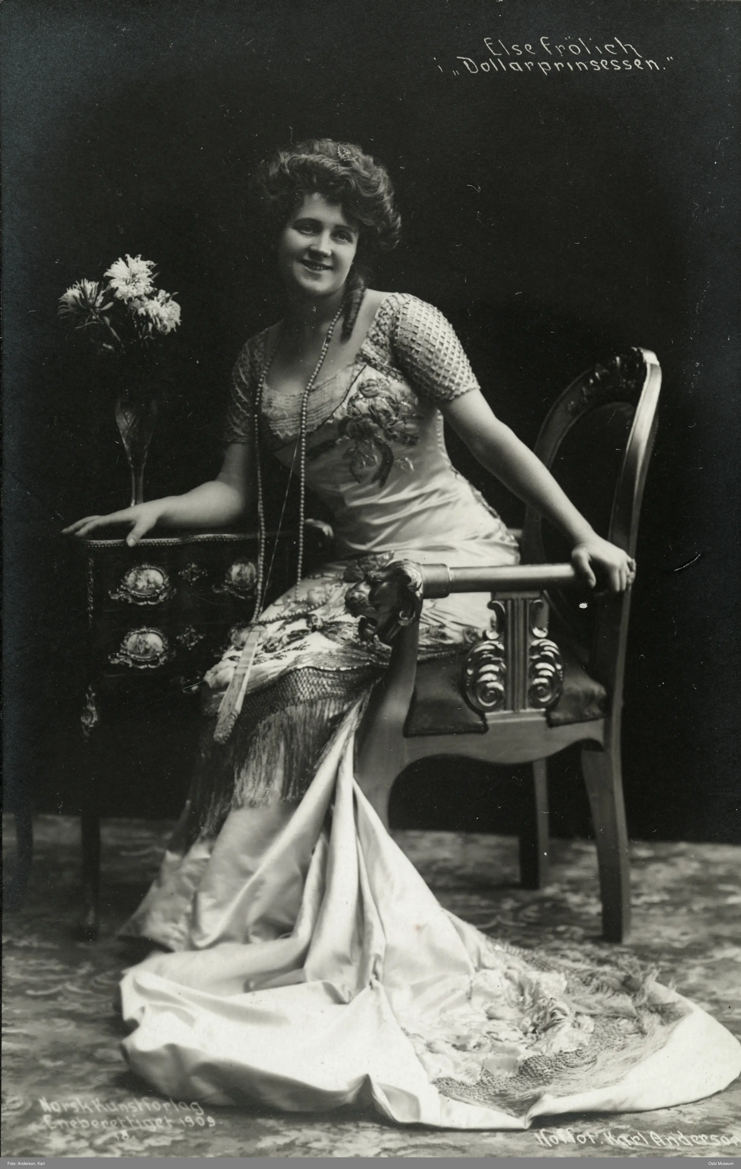 Else Frølich i "Dollarprinsessen". - Oslo Museum / DigitaltMuseum