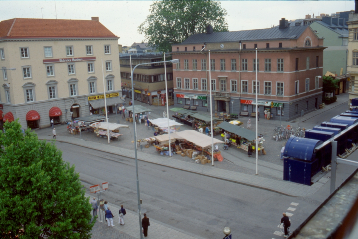 Storgatan vid Stora torget. - Bild Linköping / DigitaltMuseum