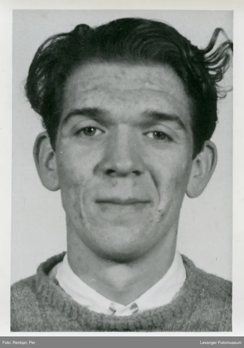 Portrett av Per Sigurd Wiik, medlem av Rinnanbanden, fotografi tatt i ...