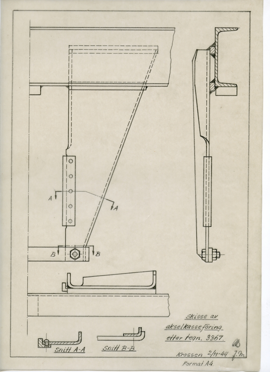 Arbeidstegning - Vest-Agder-museet / DigitaltMuseum