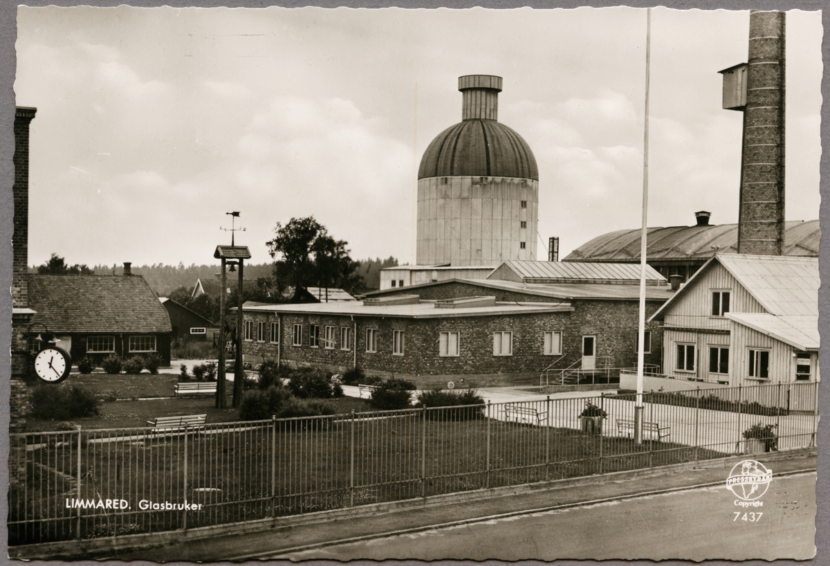 Glasbruket i Limmared. - Järnvägsmuseet / DigitaltMuseum