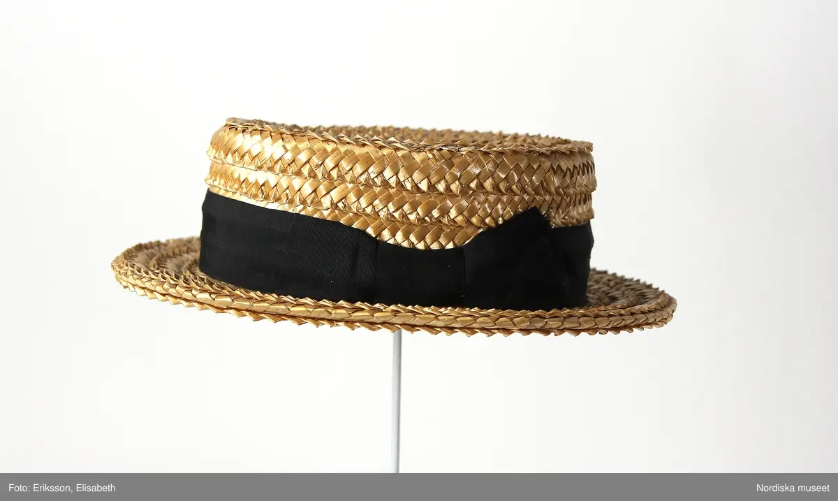 Halmhatt - Nordiska museet / DigitaltMuseum