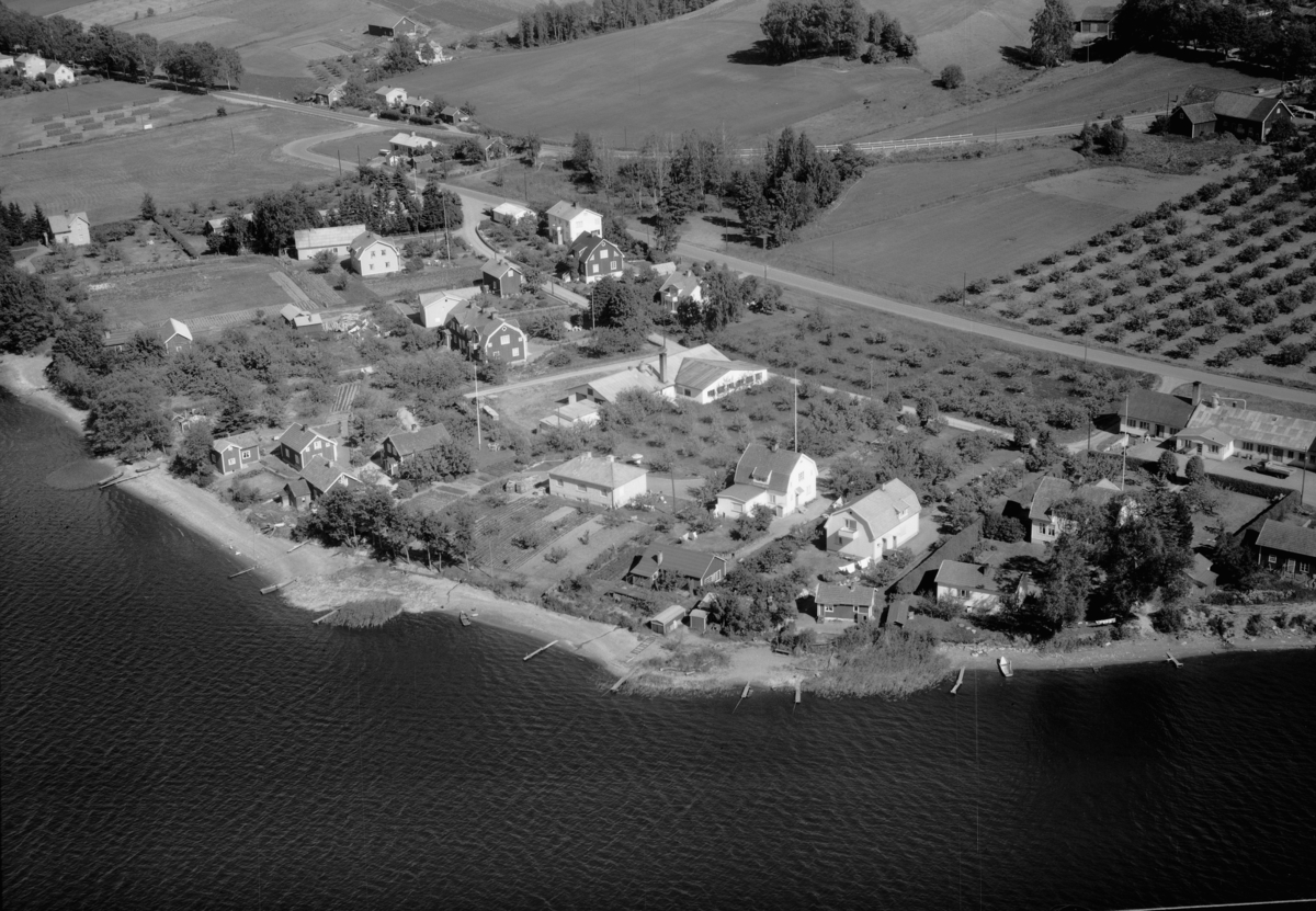 Flygfoto över Kaxholmen i Jönköpings kommun. Nr: 276/1959 - Jönköpings ...