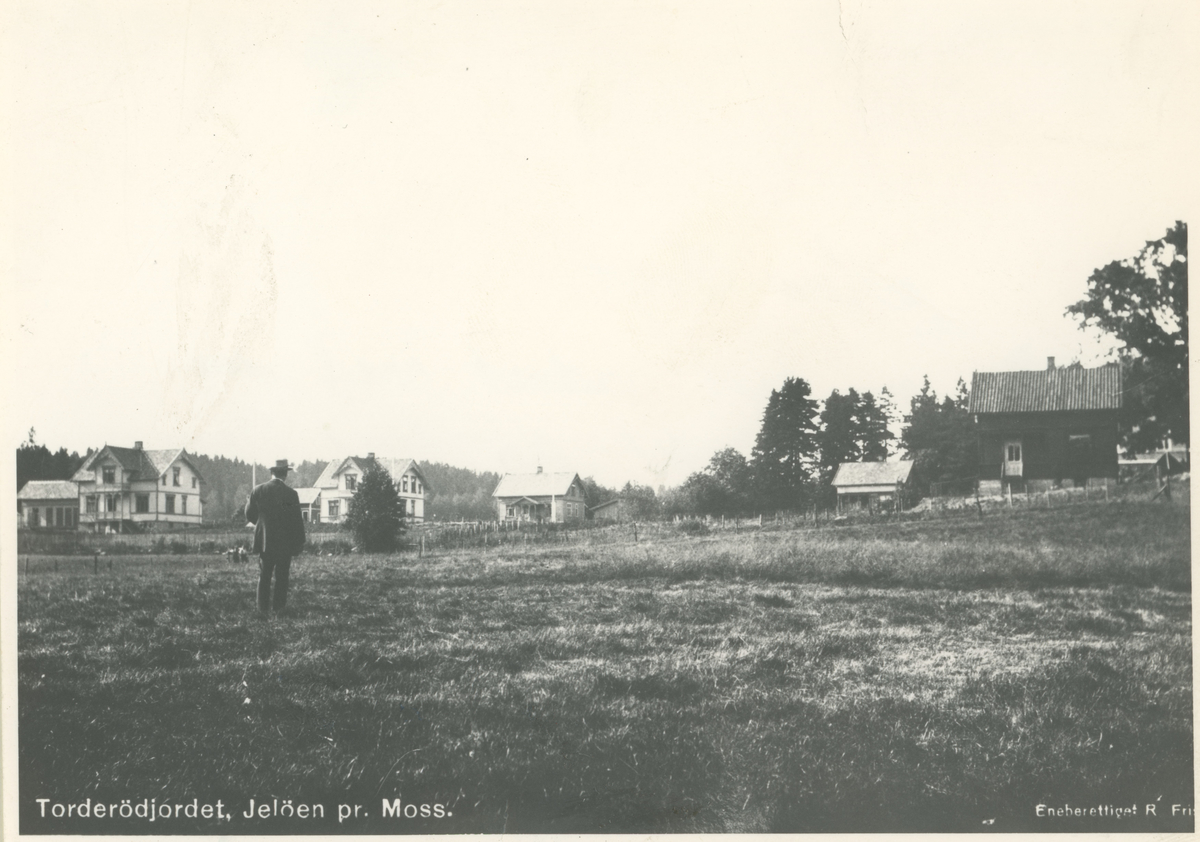 Torderød/Helgerød (2 postkort) - Mossebibliotekene / DigitaltMuseum