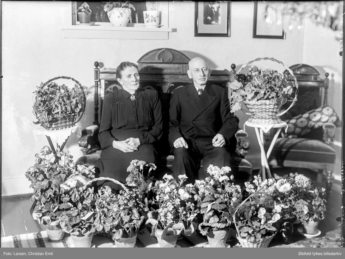 Gullbryllup, Jakob Andersen, med adresse Hvidsten i Borge (bestillers ...
