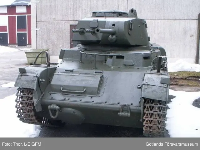 Stridsvagn m/40 - Gotlands Försvarsmuseum / DigitaltMuseum