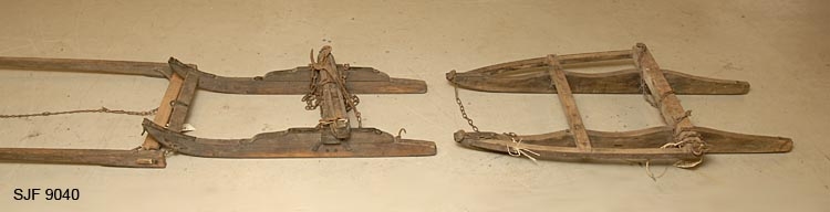 Slede - Anno Norsk skogmuseum / DigitaltMuseum