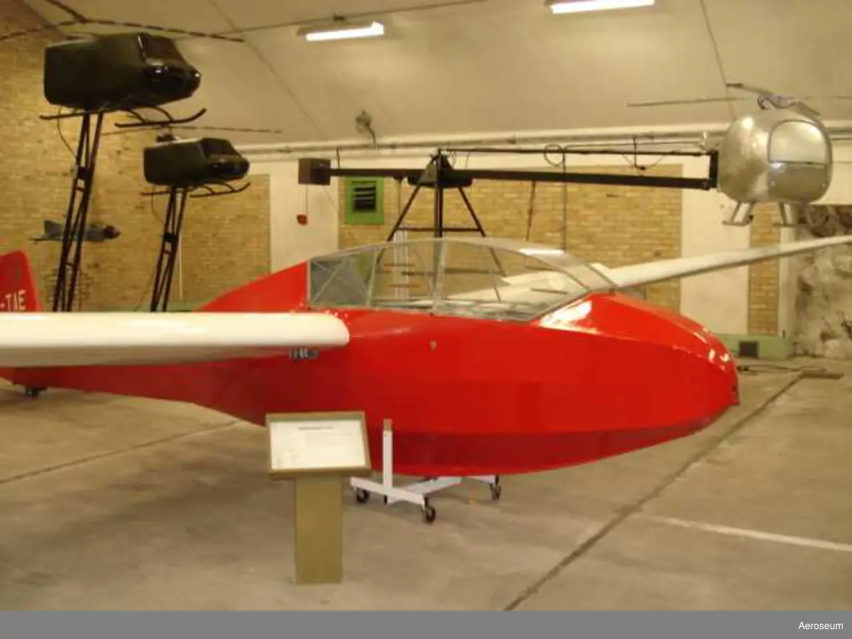 Segelflygplan Bergfalke II/55 - Aeroseum / DigitaltMuseum
